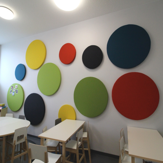 TK-Team Hush Round Acoustic panels